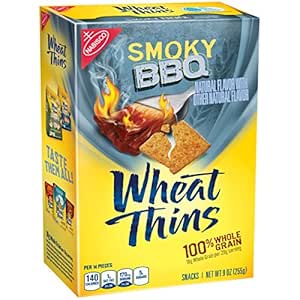 Amazon.com: Wheat Thins Smoky BBQ Snacks, 9 Ounce