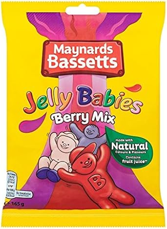 Maynards Bassetts Jelly Babies Berry Mix, 165g: Amazon.co.uk: Grocery