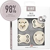Amazon.com : BIBS Pacifiers – Try-it Collection | Includes Colour, De ...