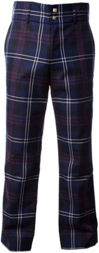 The Scotland Kilt Company Formal Golf Trouser Pants Mens Cotton Tartan ...