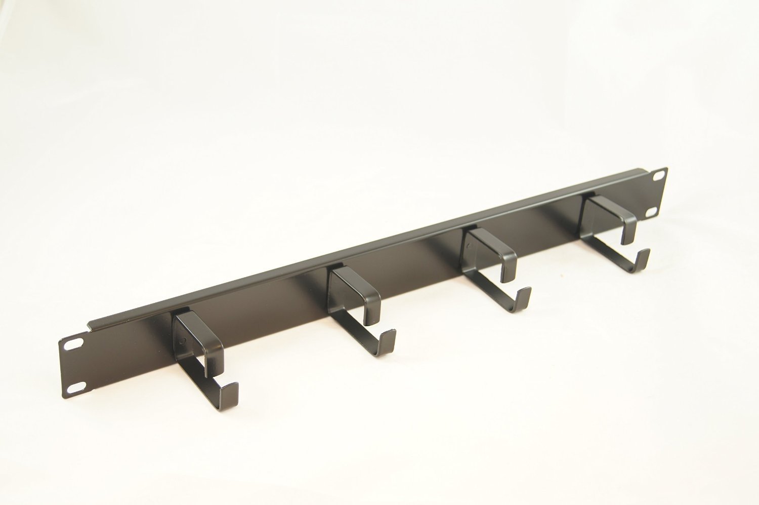 Generic Cable Management Bar 1U Black 4 Ring - for 19" Rack Cabinets ...