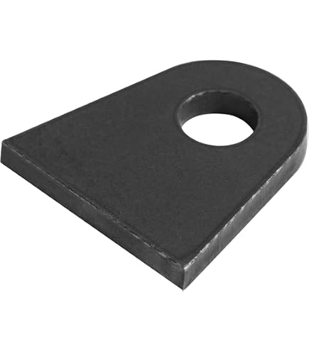 Fanmao 20 Pcs Weld On Tabs, 2-3/8" Tall, 1-5/8" Wide, 1/2" Bolt Hole ...