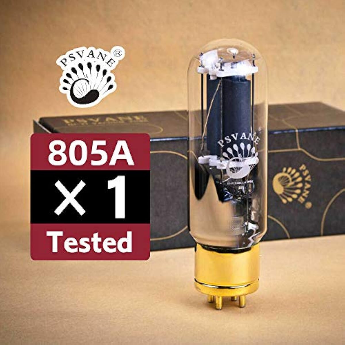 [해외] 1개입 PSVANE 805A 골드 베이스 진공관 FU-5 805 와의 교환용 HIFI앰프