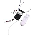 Ceiling Fan Remote Control Kit Replacement, 6-Speed & Timing, Remote Replacement for DC Ceiling ...