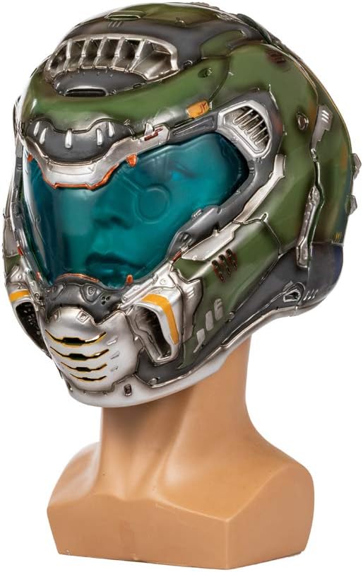 Chiefstore Doomguy Helmet Deluxe Resin Doom Slayer 1:1 Full Head Mask ...