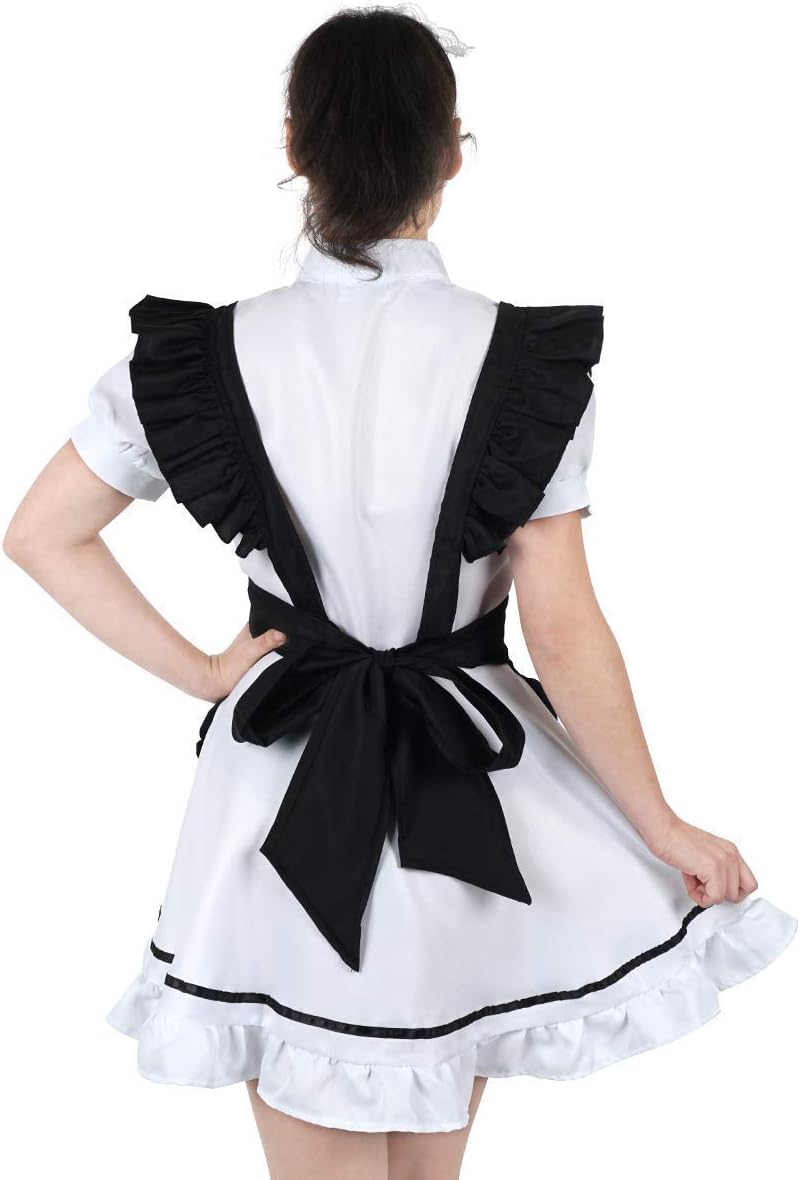 CoolChange White maid costume with apron, size: M - BigaMart