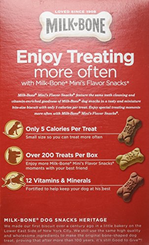 Milk-Bone Mini'S Flavor Dog Treats, 15 Oz | Pricepulse