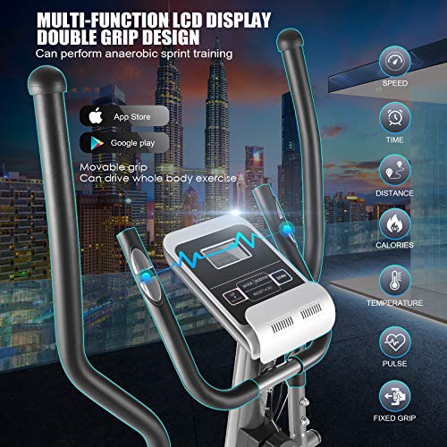 ANCHEER Elliptical Machine, Quiet & Smooth Magnetic Elliptical Cross ...