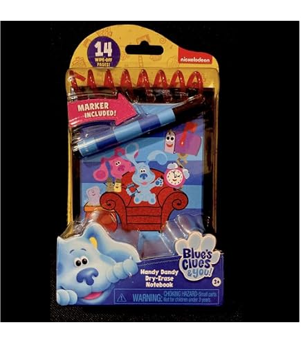 Blues Clues Vakantie Notitieboekje Handcrafted Handy Dandy Notebook