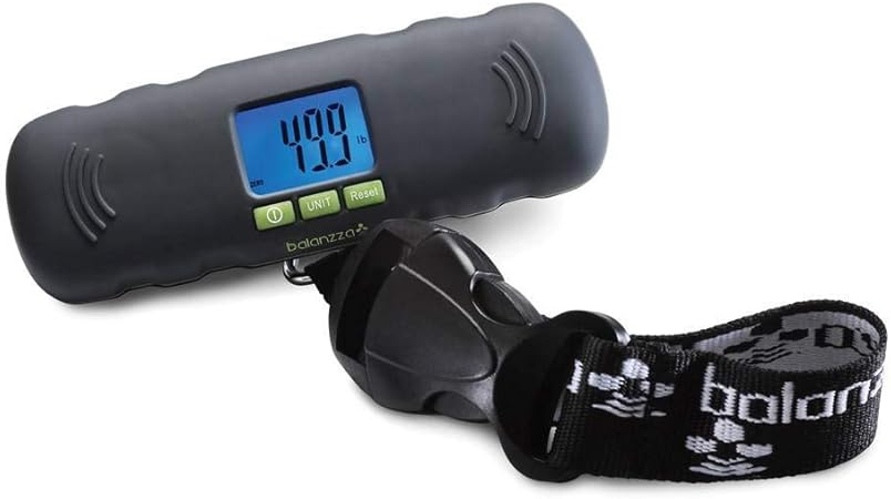Amazon.com | Balanzza MINI USB Rechargable Digital Luggage Scale ...