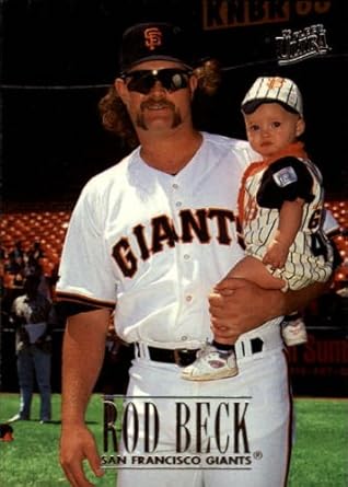 I defy anyone to find a more masculine baseball card than the glory ...