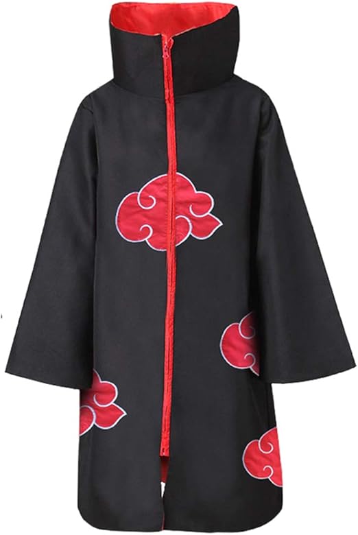 Naruto Akatsuki Cloak Robe Costume for Cosplay Party Stage Show Role ...