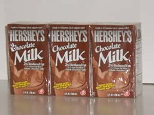 Hershey's 2% Reduced Fat Shelf Stable UHT Chocolate Milk 3 pk (Pack of ...