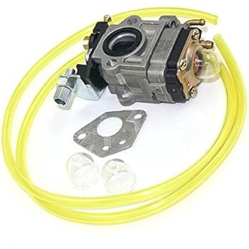 Amazon.com: HIFROM 15mm Carburetor with Gasket Primer Blub Fuel Line Fuel Filter for 43cc 47cc ...