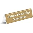 Amazon.com: SmartSign Visitors Please Sign Guest Book Desk/Counter Sign ...