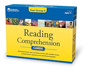 Learning Resources Reading Comprehension Cards Year Group 3: Amazon.co ...