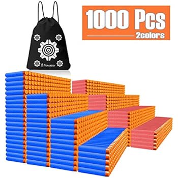 Amazon.com: Compatible with Nerf Darts Bullets - 1000 Pack Darts Refill ...