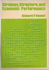 Strategy, Structure, and Economic Performance: Rumelt, Richard P ...