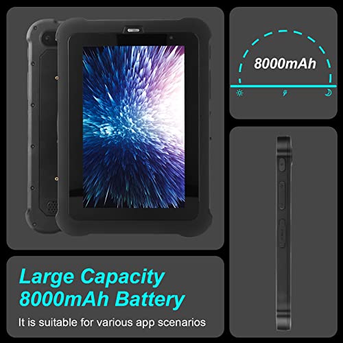 Rugged Tablet, 8-inch Android Rugged Tablet, WiFi Android Tablet, 2GB ...
