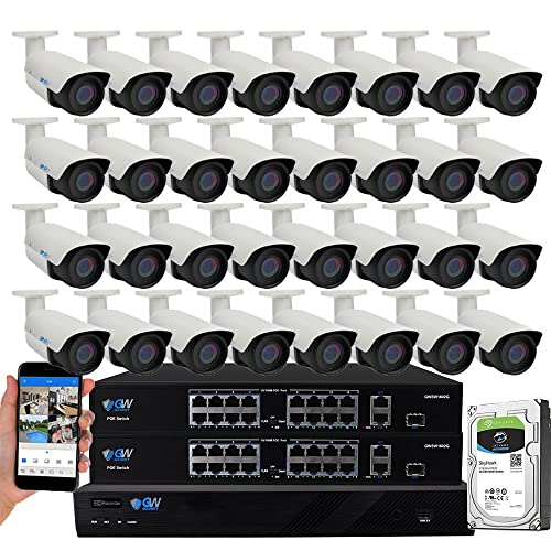 GW Security 64 Channel 4K NVR 8MP AI Human Detection Starlight Color ...