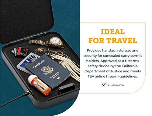 SnapSafe Portable Combination Lock Box for Guns and Valuables ...