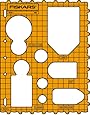 Amazon.com: Fiskars 48577097 Shape Template, Tags
