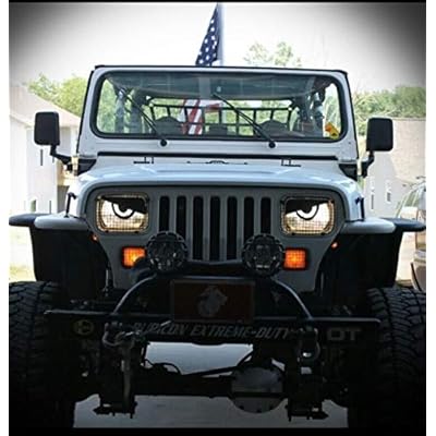 Jeep Wrangler Angry Headlights