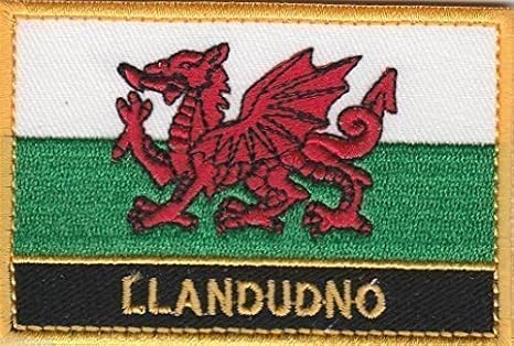 Llandudno Wales Cymru Town & City Embroidered Sew on Patch Badge ...