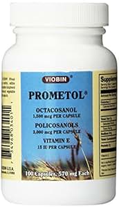 Amazon.com: Viobin Prometol Capsules, 570 Mg, 100 Count: Health ...