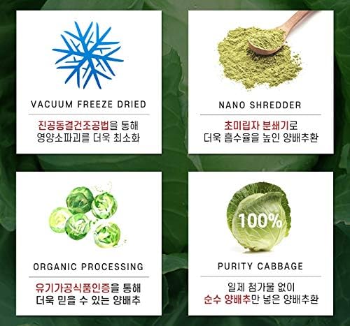 Freeze Drying Cabbage Tablet with Potable Case(Organic Cabbage Pillet ...