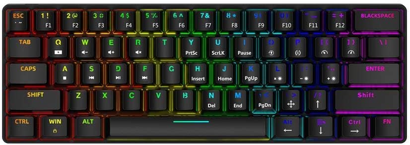 Epomaker Smart Duck XS61 60% Mechanical Keyboard with Programmable ...