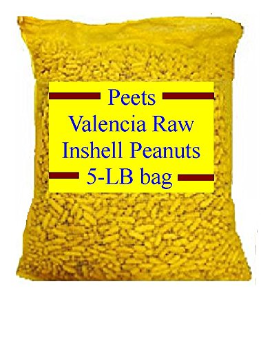 5-LB BAG OF VALENCIA RAW INSHELL PEANUTS: Amazon.com: Grocery & Gourmet ...