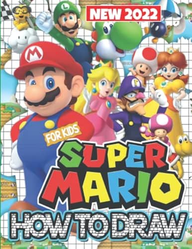 How to Draw Super Marió Characters: Easy Guides With Step-By-Step To ...