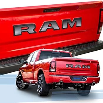 Amazon.com: Dodge Ram REBEL Tailgate Decal Emblem Nameplate Mopar OEM ...