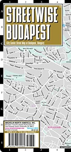 Streetwise Budapest Map - Laminated City Center Street Map of Budapest ...
