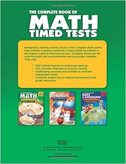 The Complete Book of Math Timed Tests, Grades 3-5: School Specialty ...