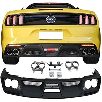 Amazon.com: Bumper Splitter Fits 2015-2017 Ford Mustang | 2Dr GT-350 ...