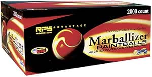 RPS Marballizer Red/Yellow 2000 cnt Paintballs : Sports & Outdoors