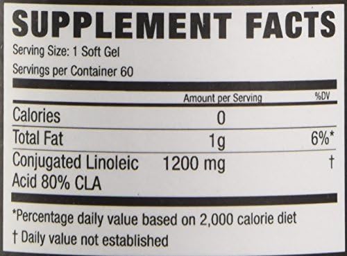 NLA For Her CLA, 1200 mg, 60 Count (Pack of 3) | Pricepulse