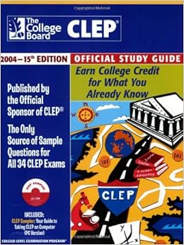 Clep Official Study Guide 2004: Amazon.co.uk: College Board ...