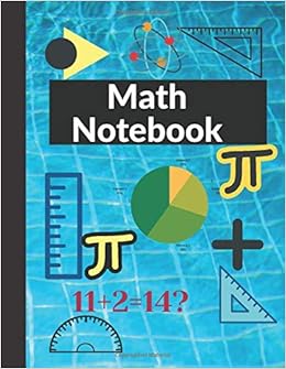 Math Notebook: Math Composition Notebook for Children,Quad Ruled ...