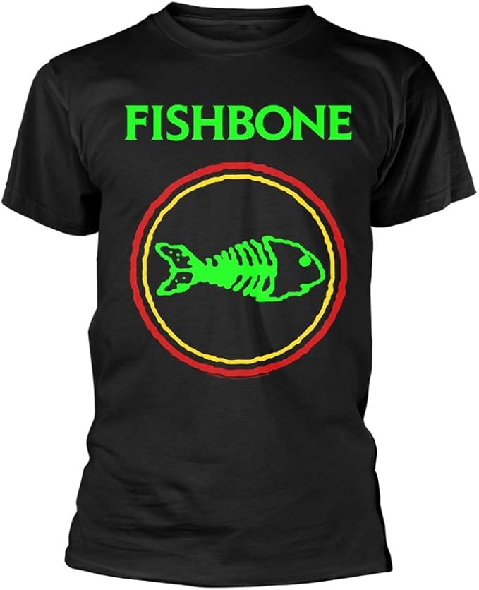 Amazon.com: Fishbone Classic Logo Official Tee T-Shirt Mens Unisex ...