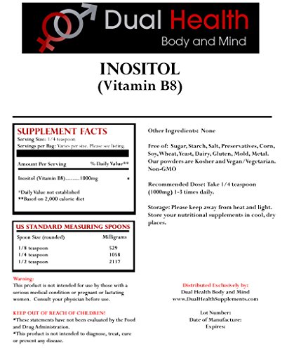 Pure Inositol Powder (1000 Grams (2.2 lbs)) Bulk Supplements | Pricepulse