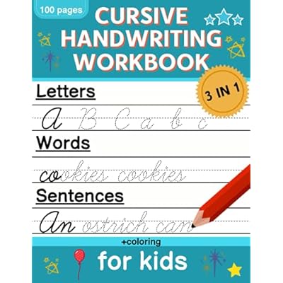 Cursive Handwriting Workbook for Kids: Cursive Philippines | Ubuy