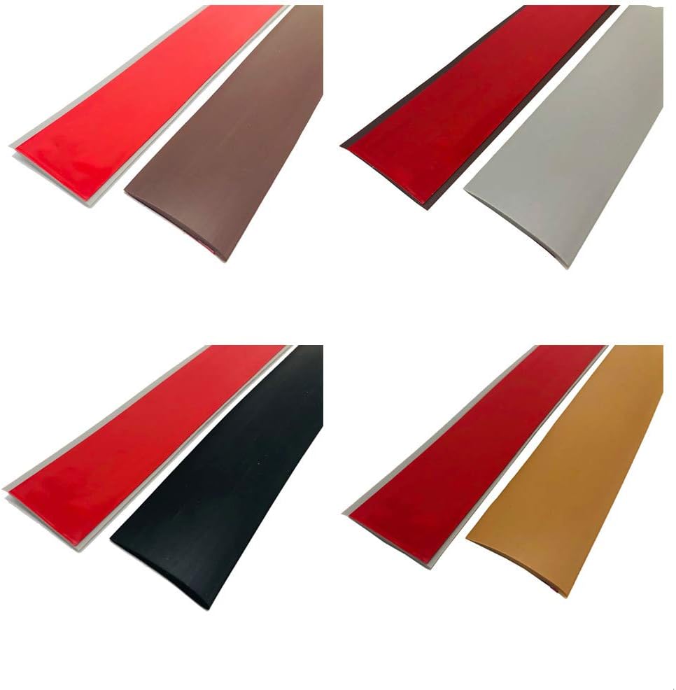 ZEYUE 400×4cm Self Adhesive Laminate Flooring Edge Trim-Joining Strips ...