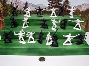 Amazon.com: Ninja's, 20 Pieces Plastic Ninja Figures: Toys & Games