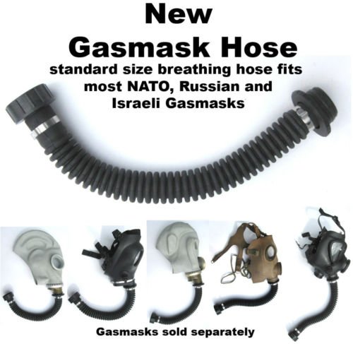 New Army Gas Mask Gasmask Hose 40mm fits NATO Israeli | Pricepulse