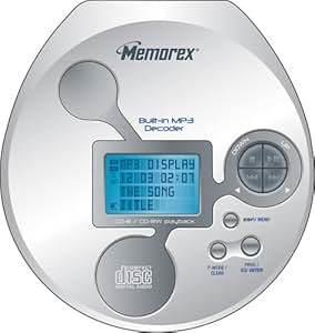 Amazon.com: Memorex MP3/CD Player with 4-line LCD Display & Car Kit ...