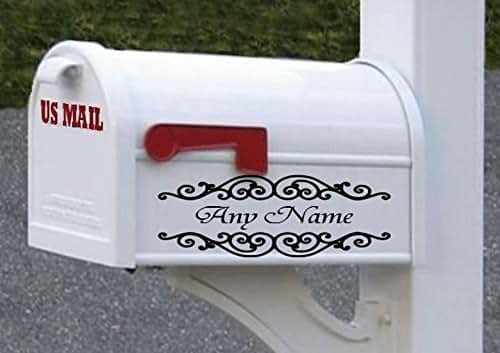 Amazon.com: StickerLoaf Brand MAILBOX Name Number sticker Residential ...
