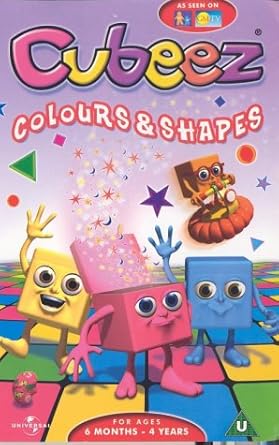 Cubeez: Colours And Shapes [VHS]: Amazon.co.uk: Video